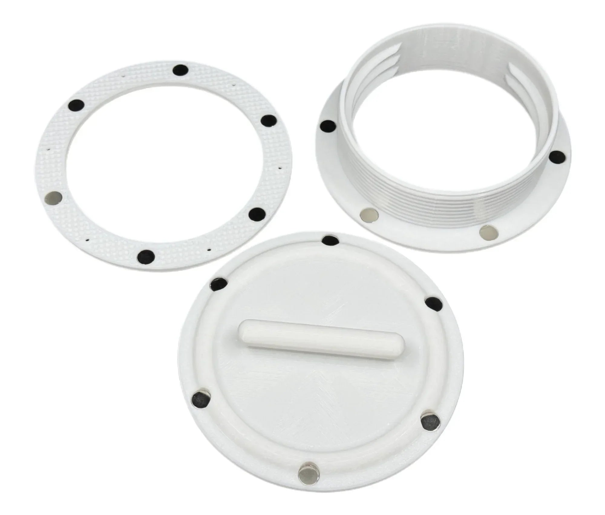 Magnetic Omni-directional Threaded Wall Flange Mount for Portable Air ...